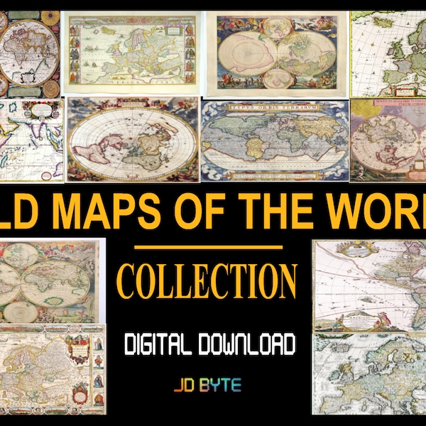 Ancient Maps - Etsy