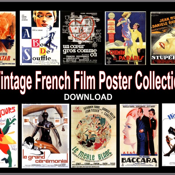 French Film - Etsy
