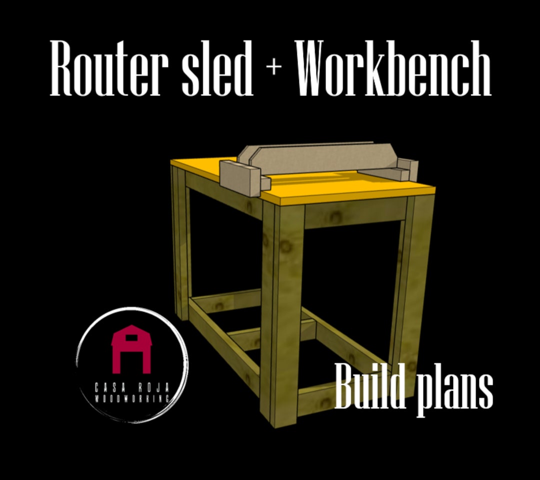Router Sled + Workbench Build Plans (2x1) - Etsy