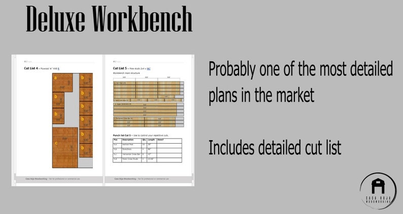 DELUXE Woodworking Workbench Plans Table Saw Dewalt DWE7491RS - Etsy