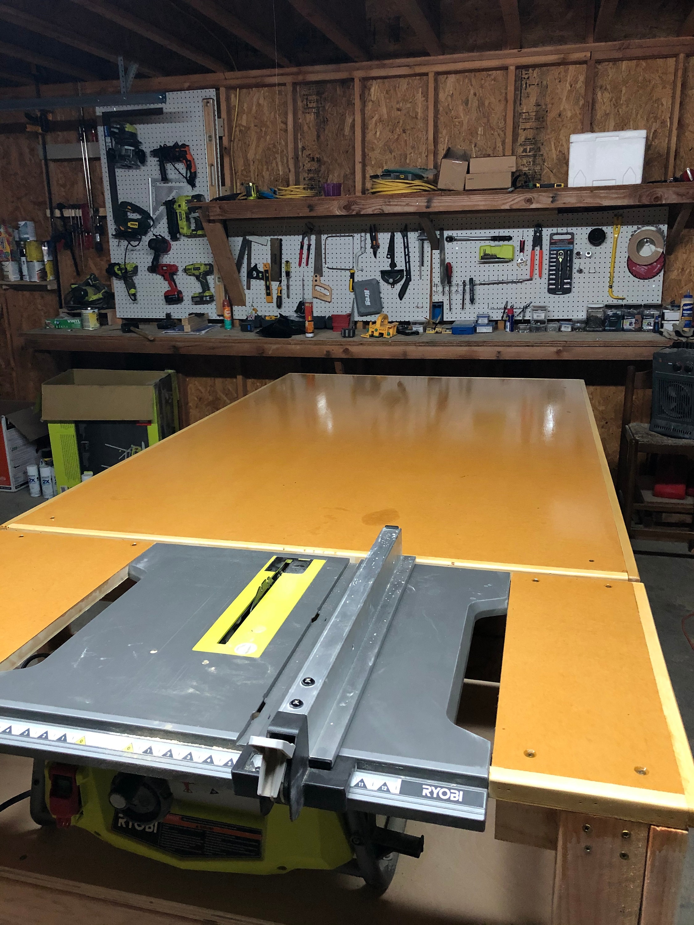 Workbench Built in Table Saw (guide to Adapt to Any Commercial Table ...