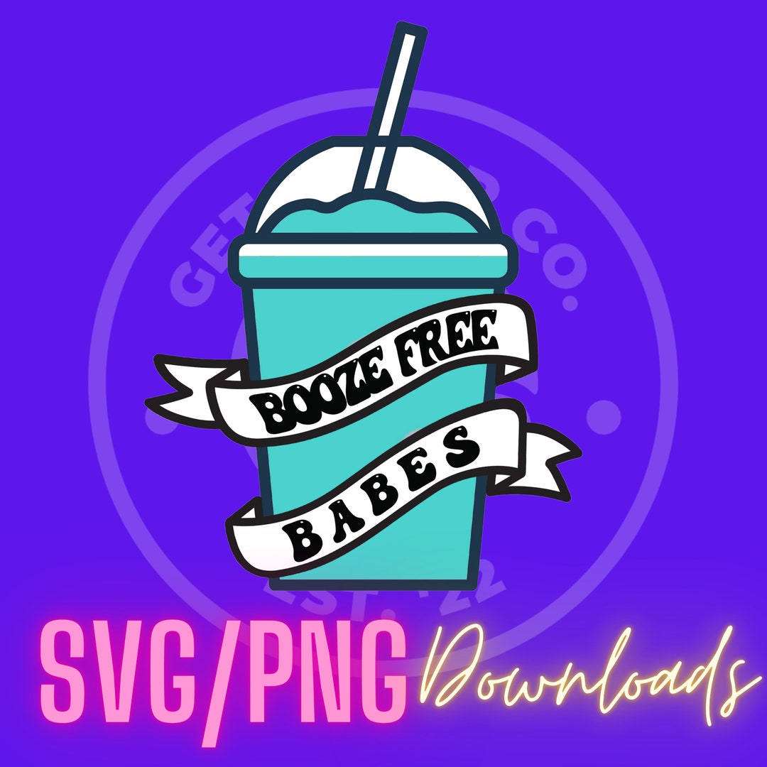 BOOZE FREE Svg/png Digital Download - Etsy