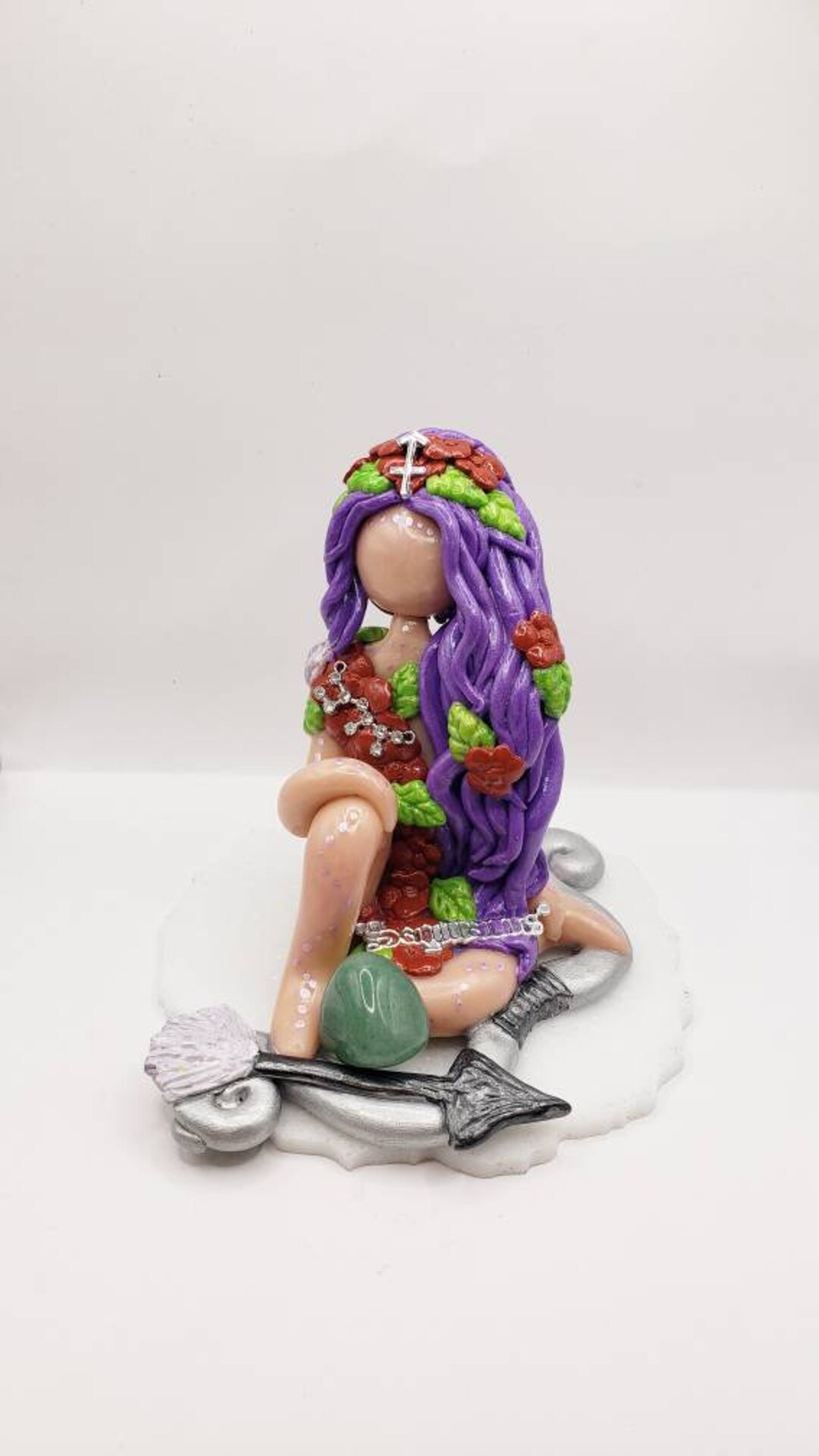 Sagittarius Personalized Custom Crystal Goddess Statue Clay - Etsy