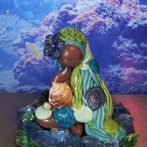 2. Sea Ocean Hawaiian Crystal Goddess Namaka Holding Pearl and Sea ...