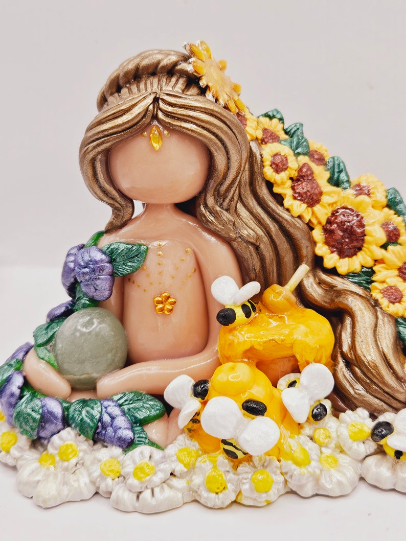 Litha Summer Solstice Sunflowers,honey Pot, Daisy's, Black Berries ...