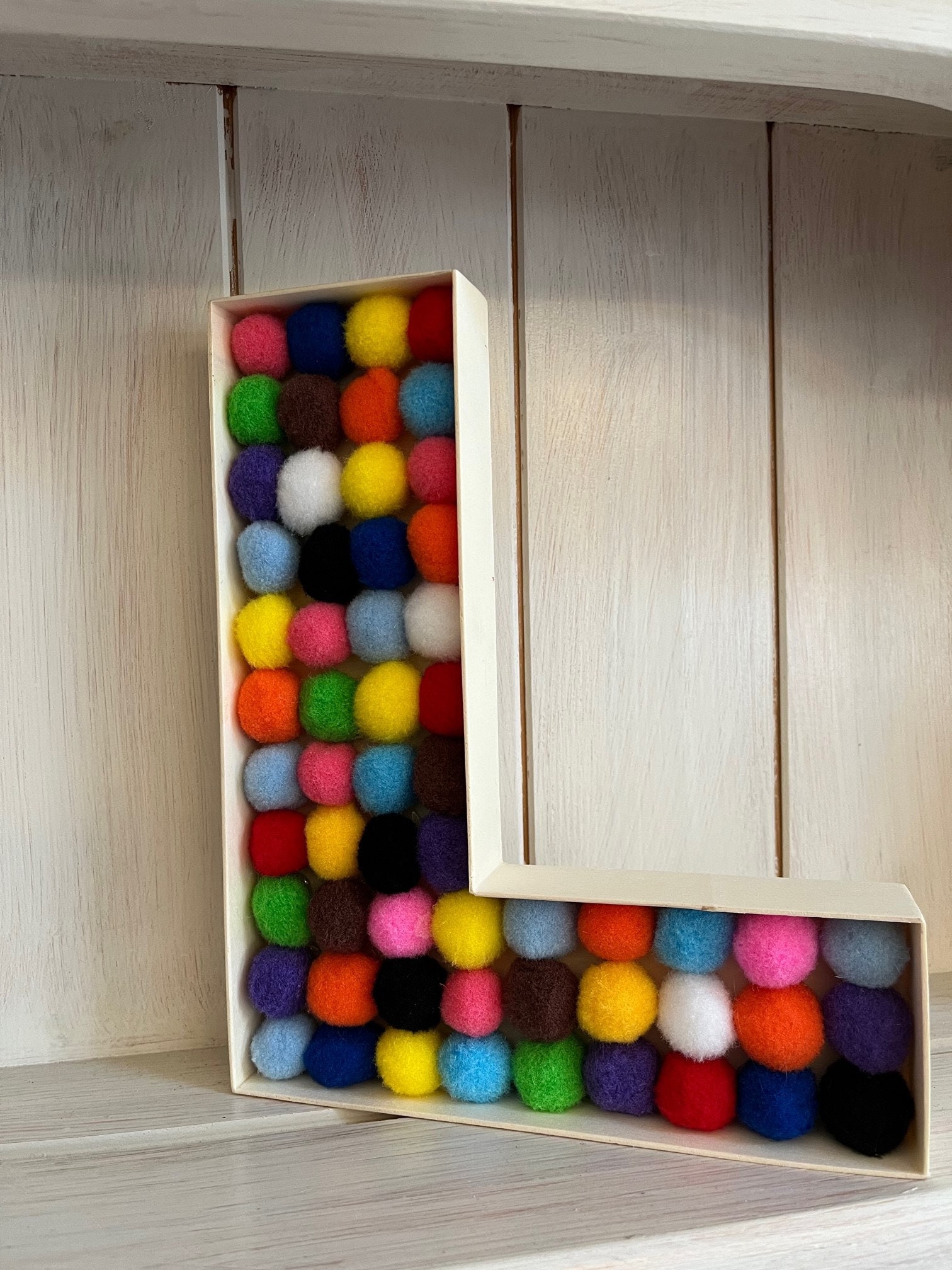 Pom Pom Letters and Words - Etsy