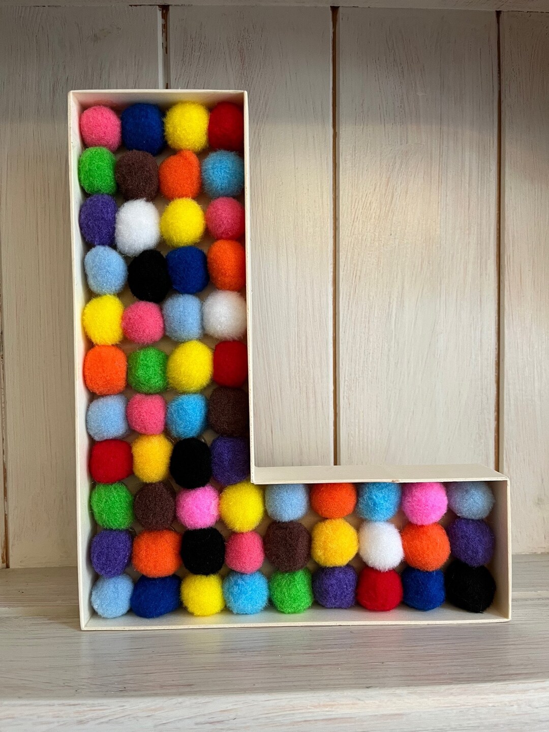 Pom Pom Letters and Words - Etsy
