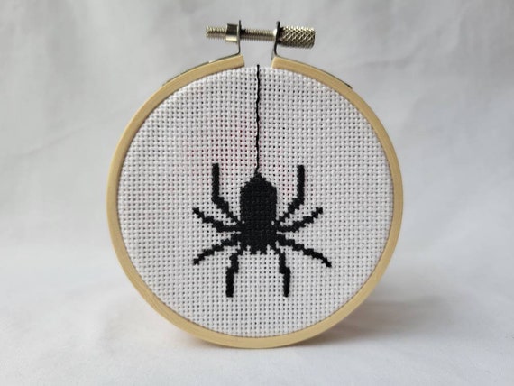 Hanging Spider Cross Stitch | Etsy