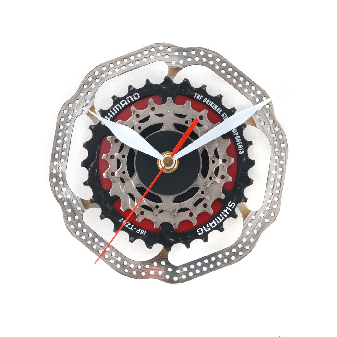 Bike Clock, Bicycle Wall Clock, Cyclist Gift, Cycling Art, Gear Clock ...