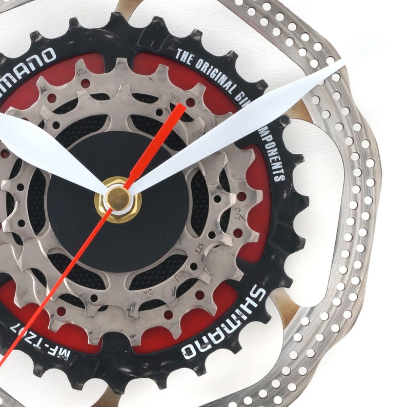 Bike Clock Bicycle Wall Clock Cyclist Gift Cycling Art - Etsy