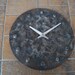 Metal Rusty Wall Clock, Decor Art, Rustic Clock Gift, Steampunk Steel ...