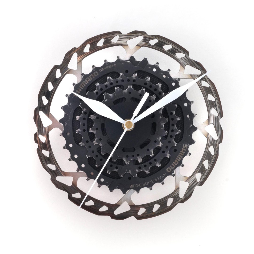 Bike Clock, Bicycle Wall Clock, Cyclist Gift, Cycling Art, Gear Clock ...