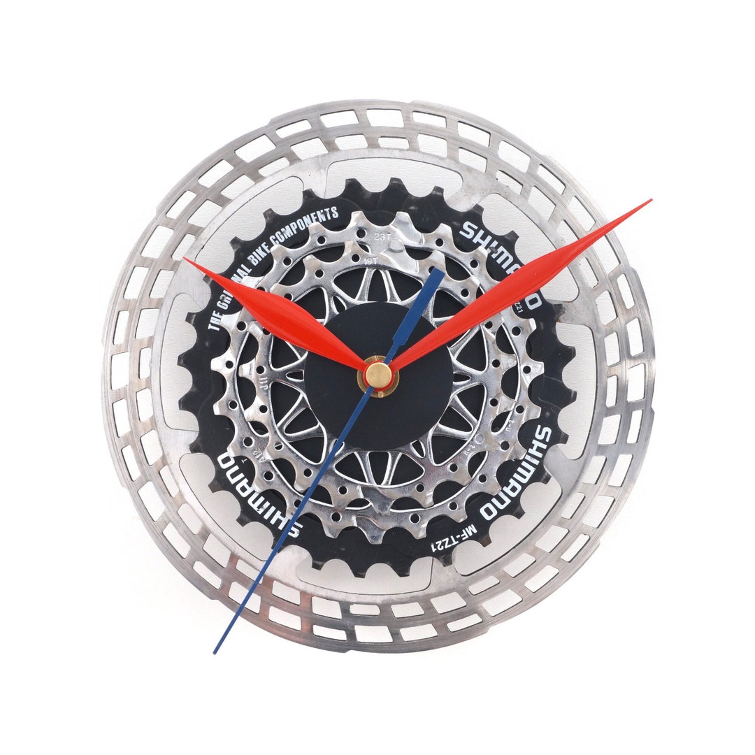 Bike Clock, Bicycle Wall Clock, Cyclist Gift, Cycling Art, Gear Clock ...