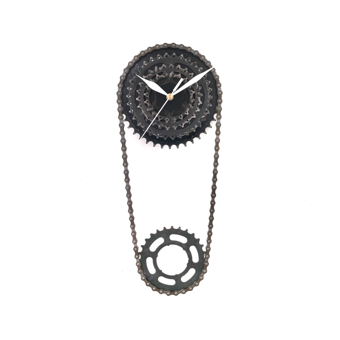 Bike Clock Cycling Wall Art Bicycle Clock Gift for Cyclist - Etsy