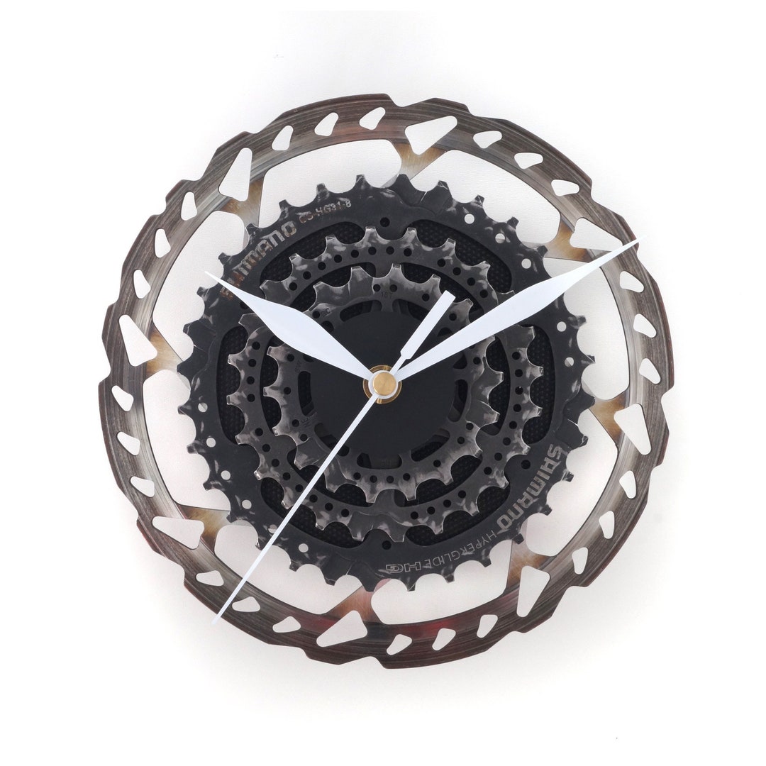 Bike Clock, Bicycle Wall Clock, Cyclist Gift, Cycling Art, Gear Clock ...