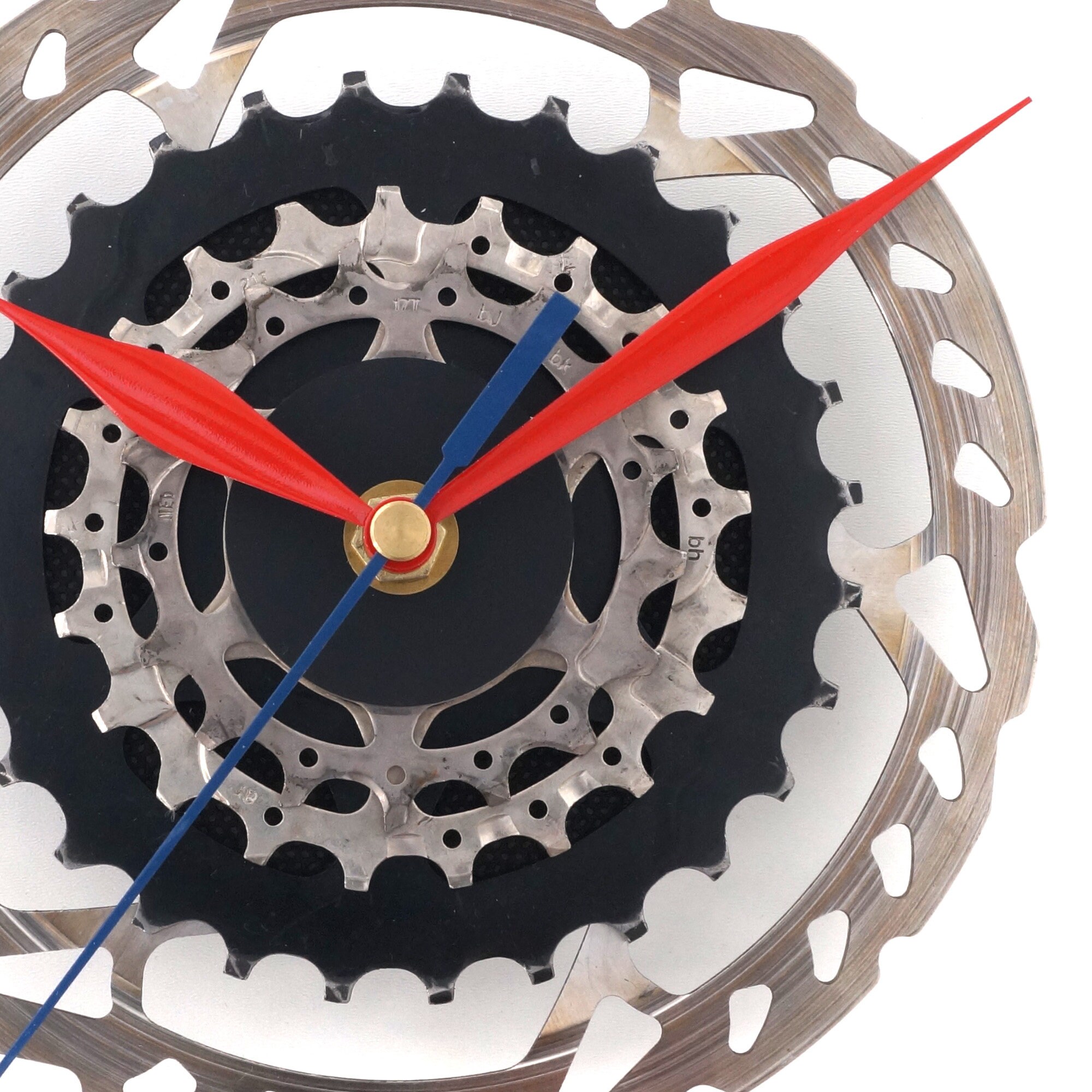 Bike Clock Bicycle Wall Clock Cyclist Gift Cycling Art Gear Clock ...