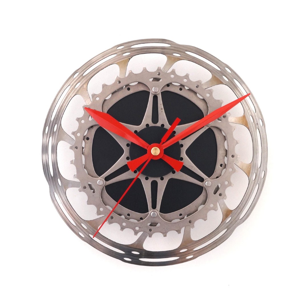 Bike Clock, Bicycle Wall Clock, Cyclist Gift, Cycling Art, Gear Clock ...