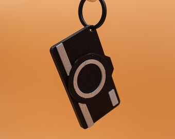3D Printed Camera NFC Keychain: Multicolor NFC Tag Holder (STL + 3MF ...