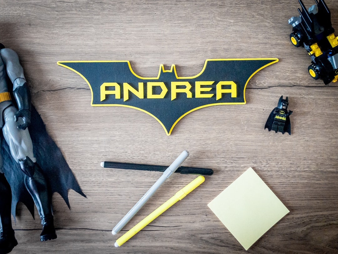Superhero Nameplate Laser Cut File With Font - Etsy UK
