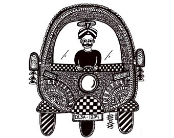 Auto Rickshaw Print - Etsy