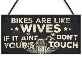 Biker Sign | Etsy UK