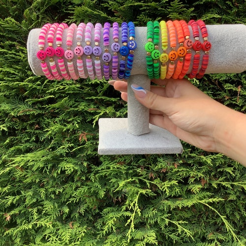 Matching Smiley Face Bracelets - Etsy