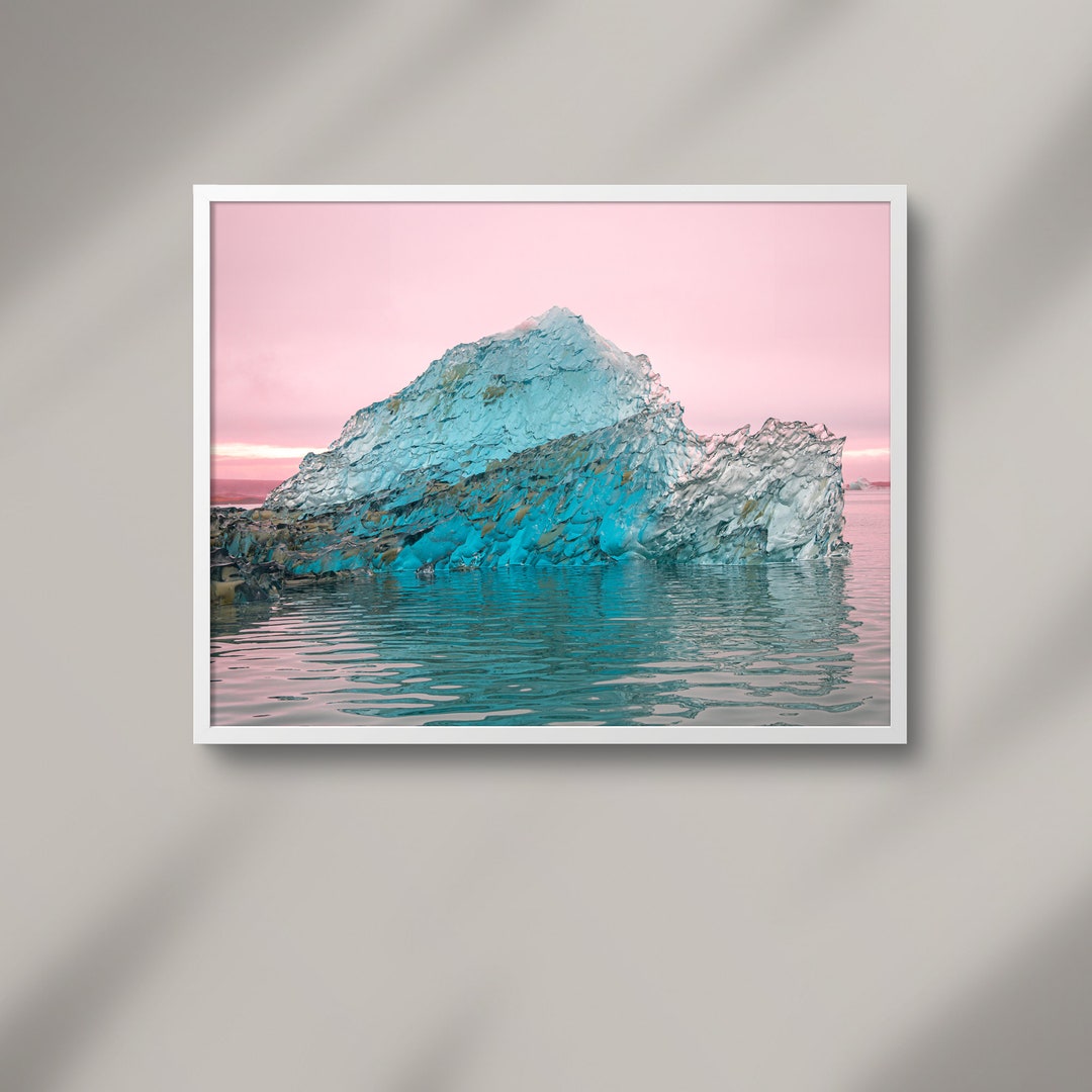 Iceland Iceberg in Glacier Lagoon Jökulsárlón Wall Art - Etsy