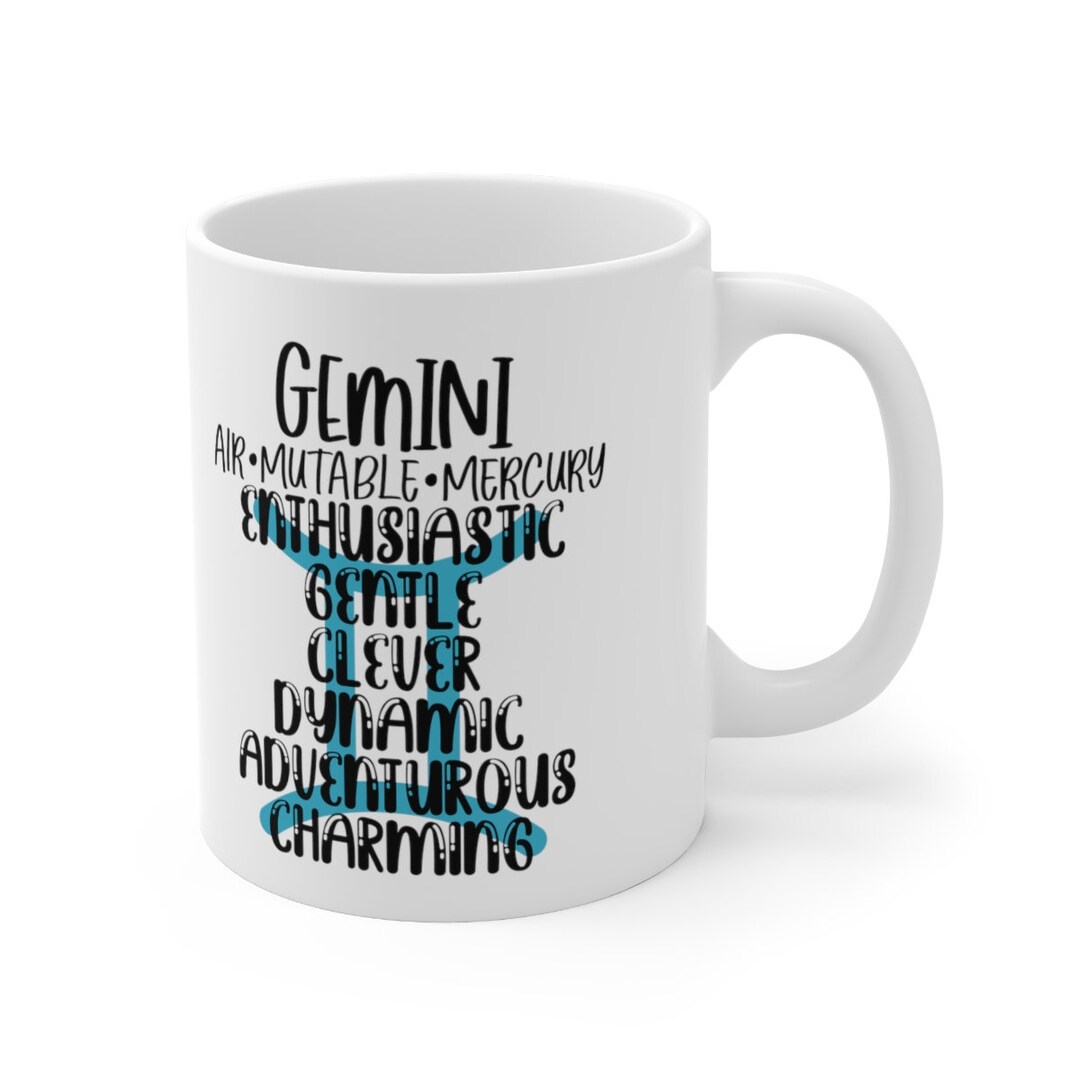 Gemini Gift| Coffee Mugs for Fall Season| Zodiac Coffee Mugs| Zodiac ...