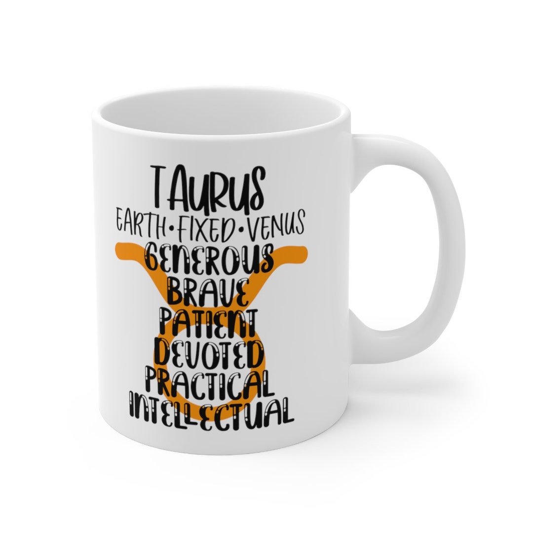 Taurus Gift| Coffee Mugs Teachers Gift Zodiac Coffee Mugs| Zodiac Mugs ...
