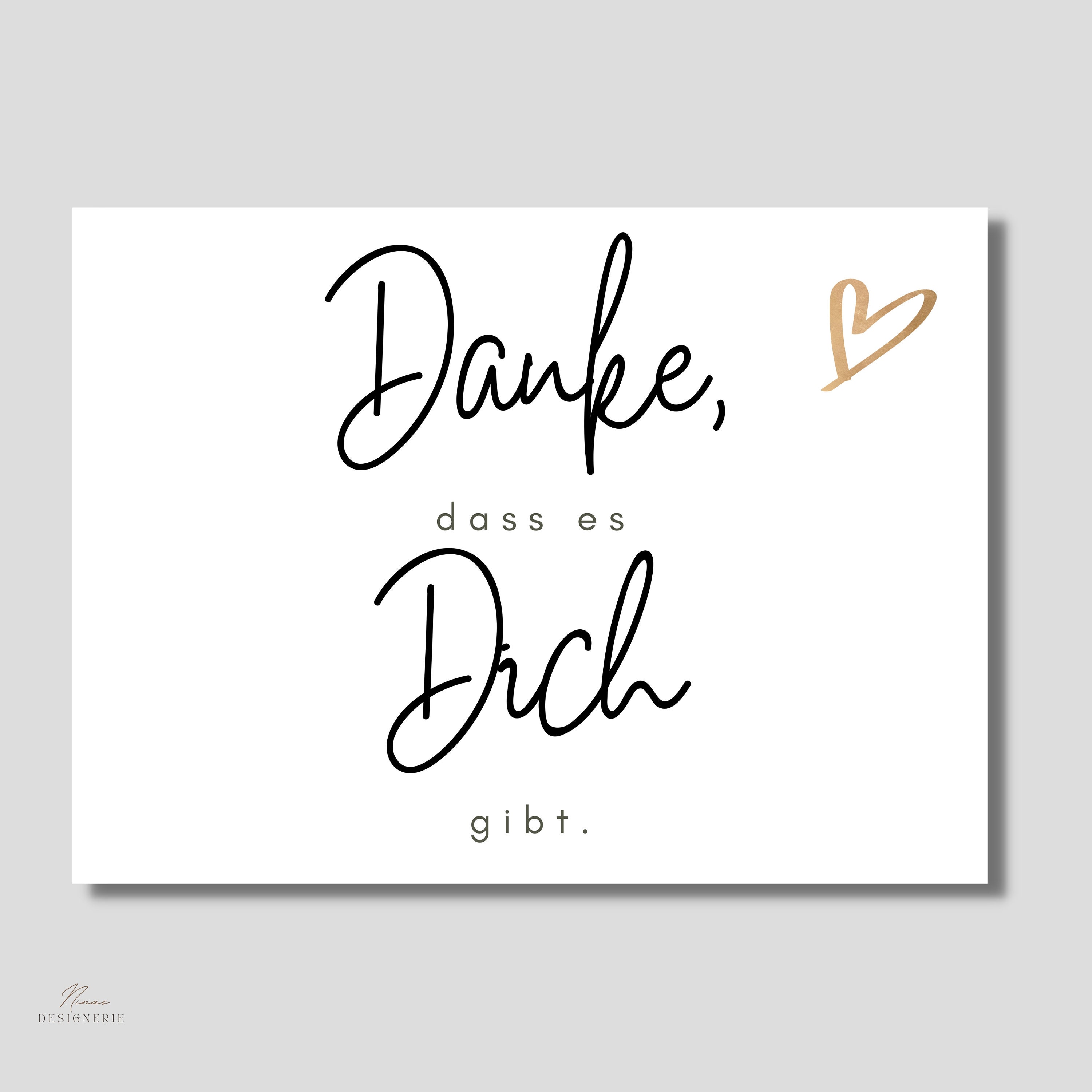 Spruch Danke Dass Es Dich Gibt