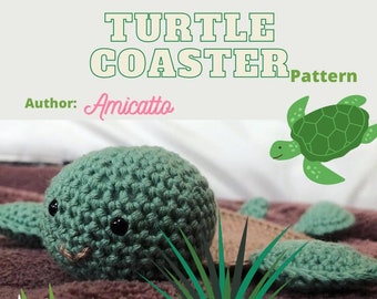 Turtle Coaster PDF Crochet Pattern - Etsy