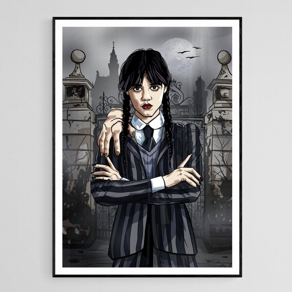 Wednesday Addams Posters - Etsy