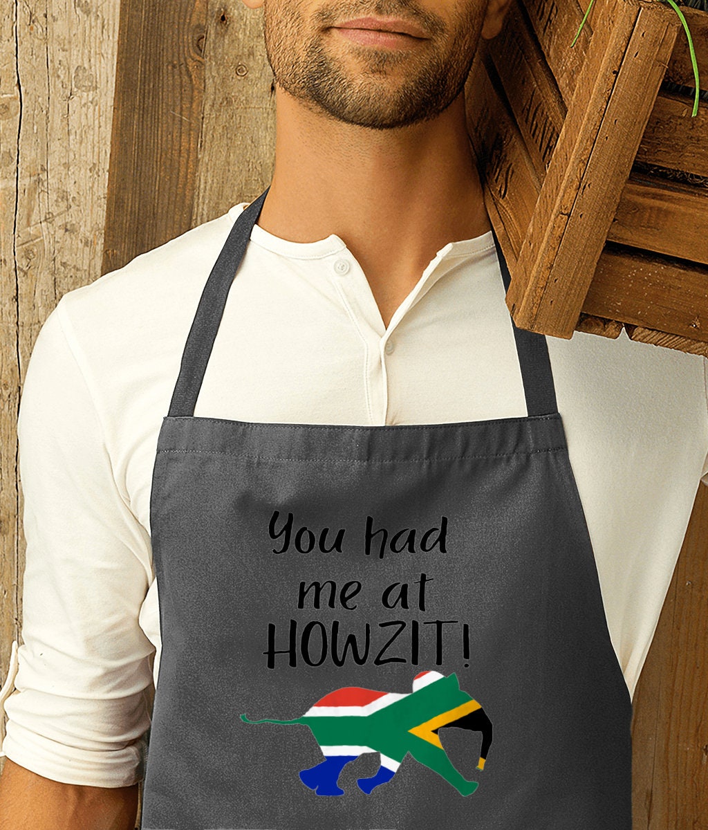 South African Braai Kitchen Premier Cotton Apron You Had Me - Etsy