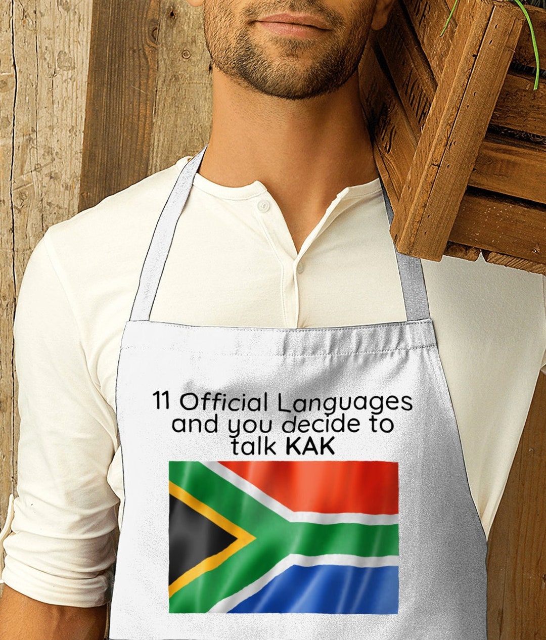 Funny South African Saying on Premier Cotton Apron 11 Official ...