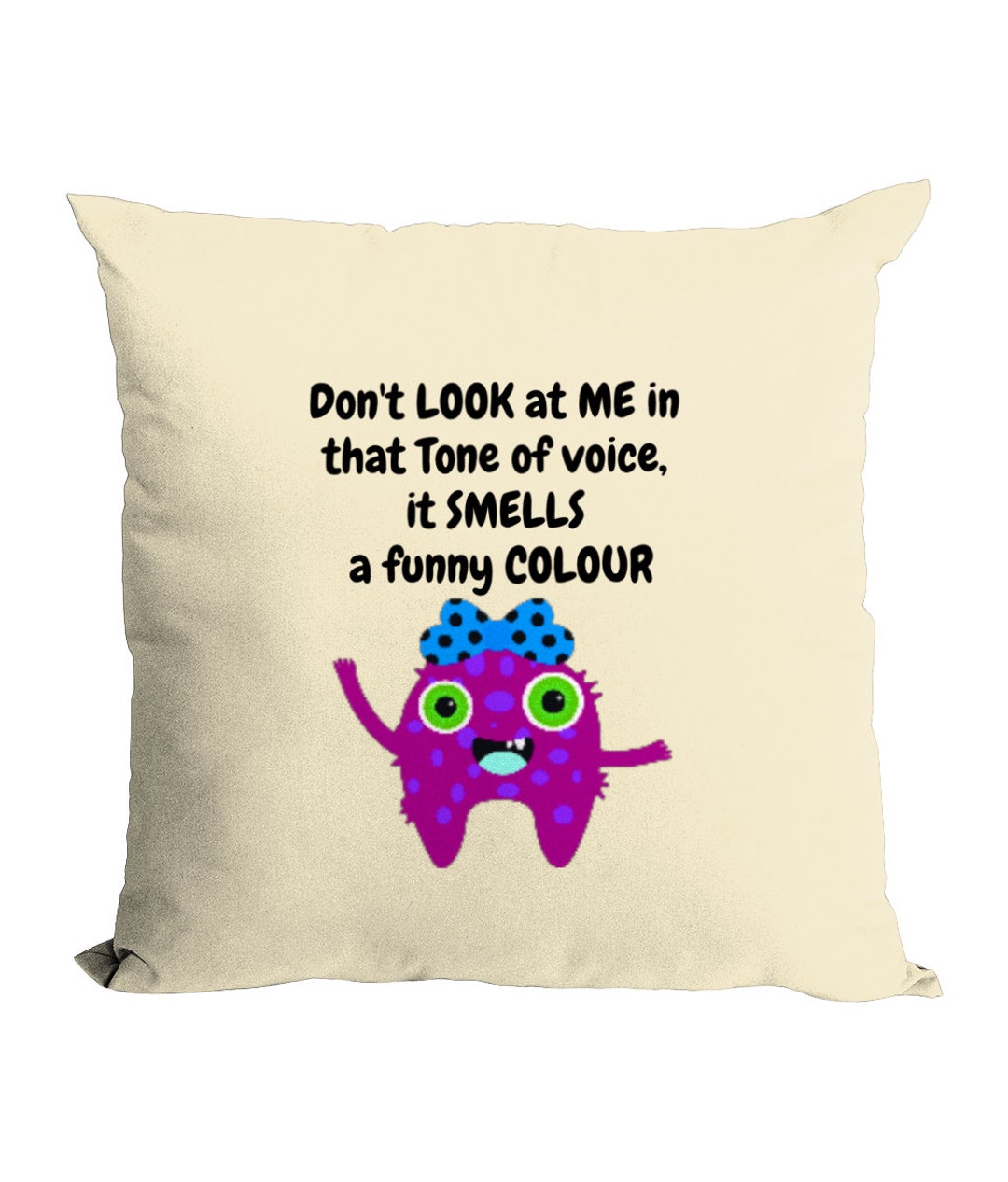 Sarcastic, Fun, Funny, Joke Natural Sofa Cushion Cover, Great Birthday ...