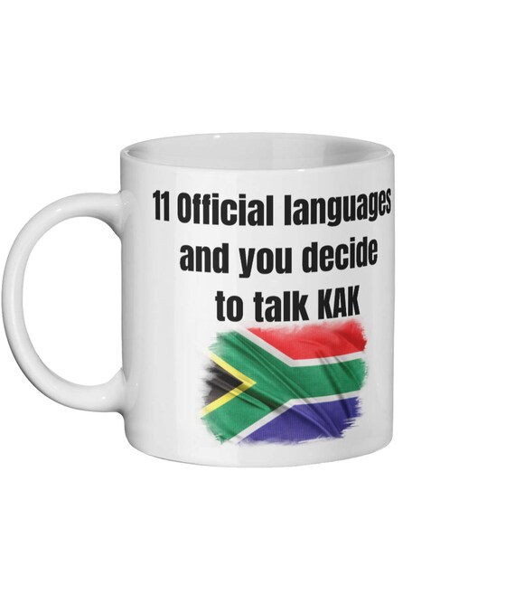 South African Mug 11oz 11 Official Languages and You Decide to | Etsy