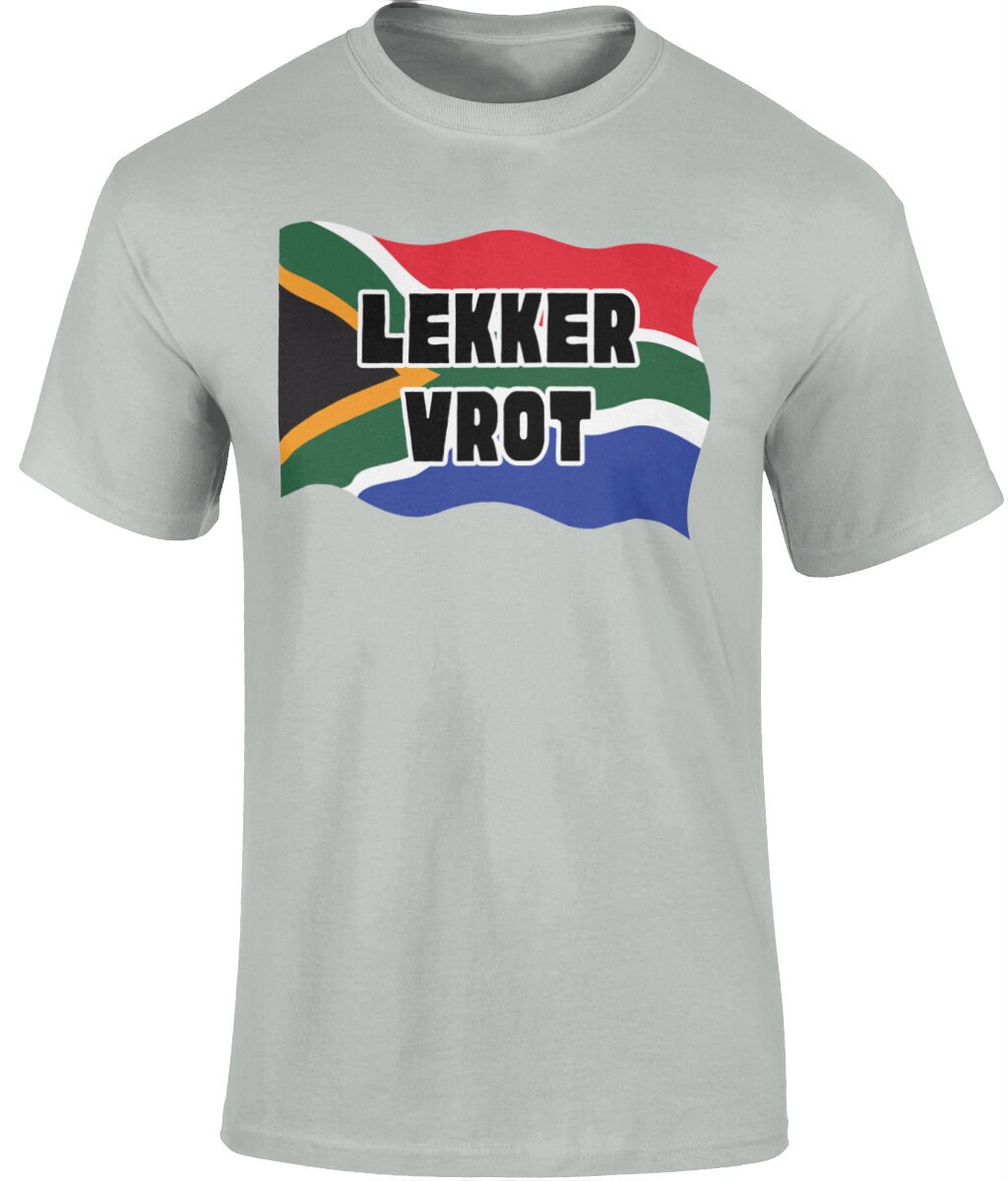 Lekker Vrot Funny South African Flag Tshirt Afrikaans - Etsy Australia