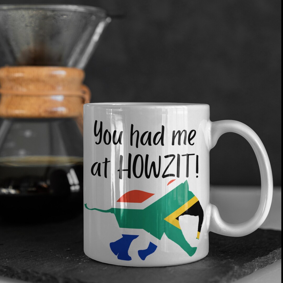 South African Coffee Cup, Greeting in South Africa, Original Unique ...