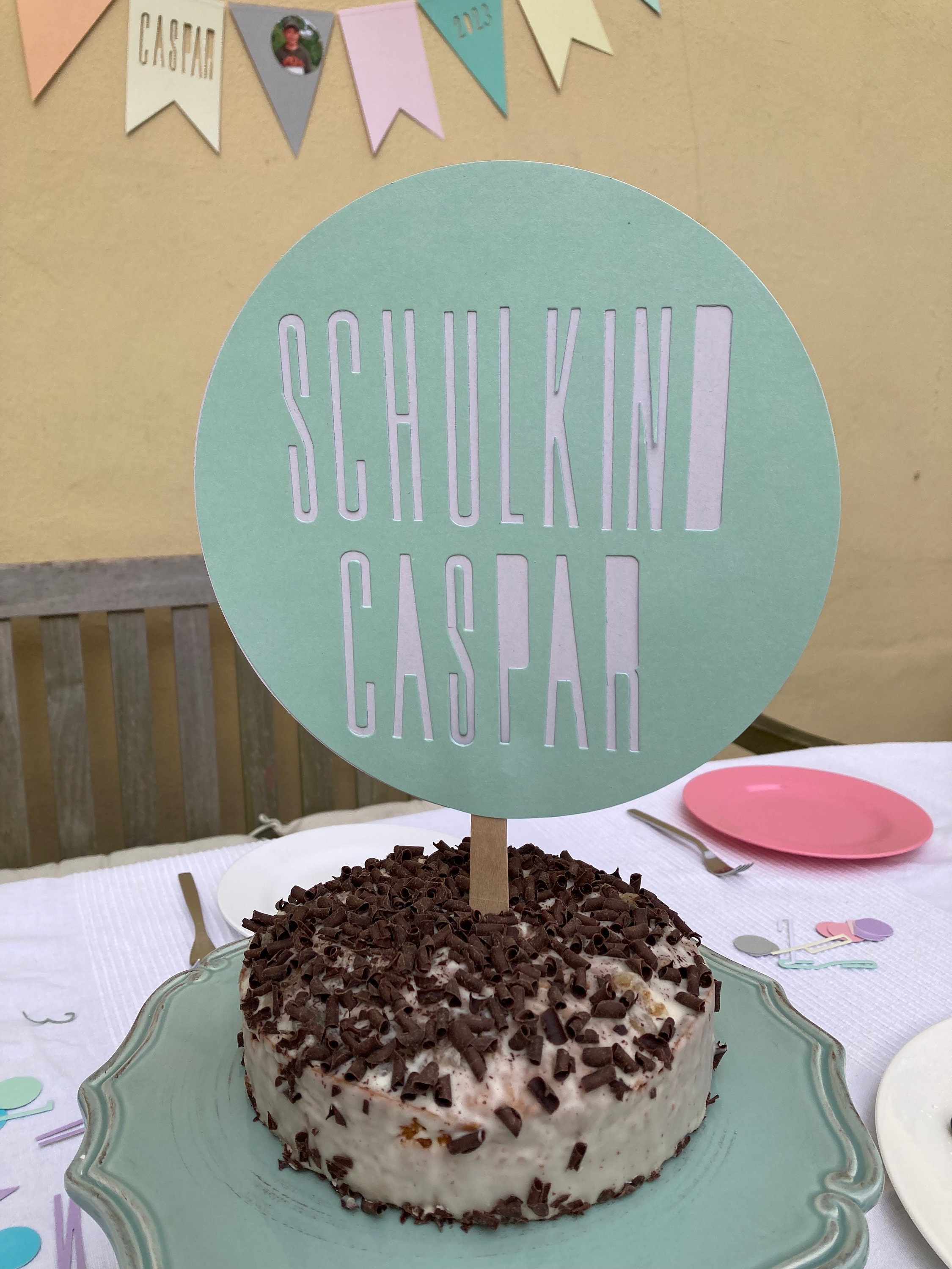 Decoration Set for School Enrollment Paper Garland Personalized School ...