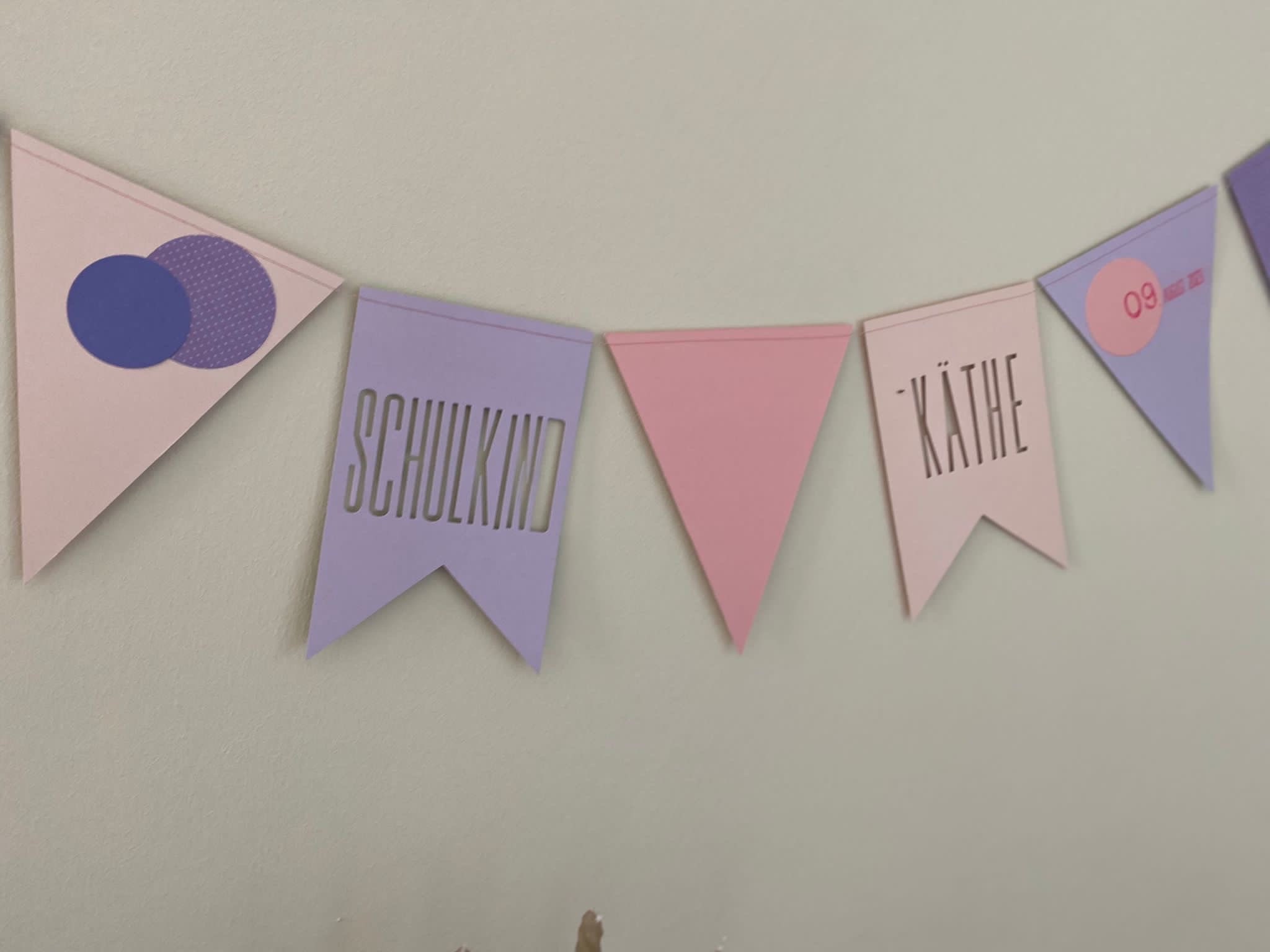 Decoration Set for School Enrollment Paper Garland Personalized School ...