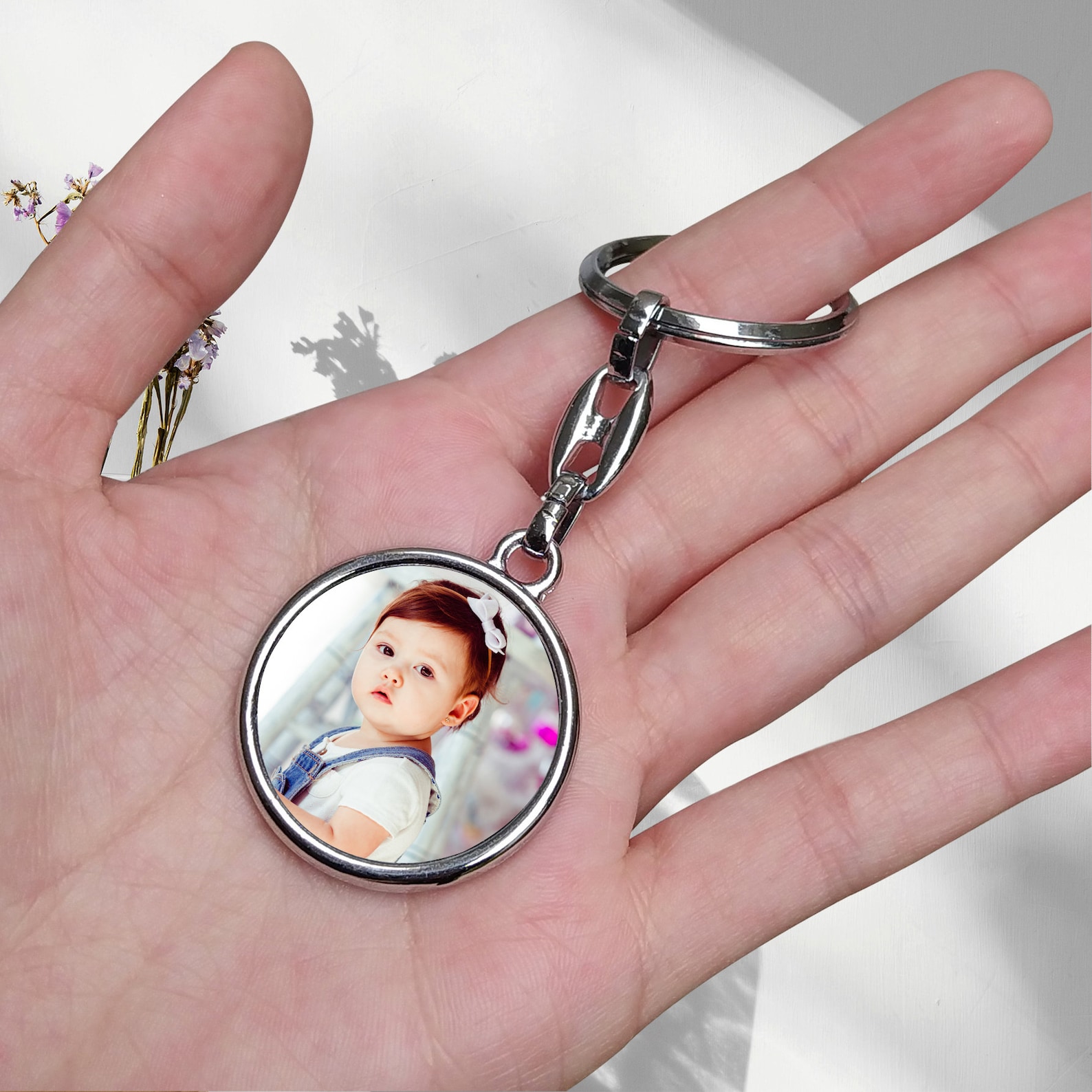 Custom Logo Printed Keychain for Companies Customized - Etsy