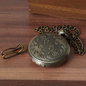 Custom Pocket Watch Anniversary Gift - Personalized Gift Box With Name ...