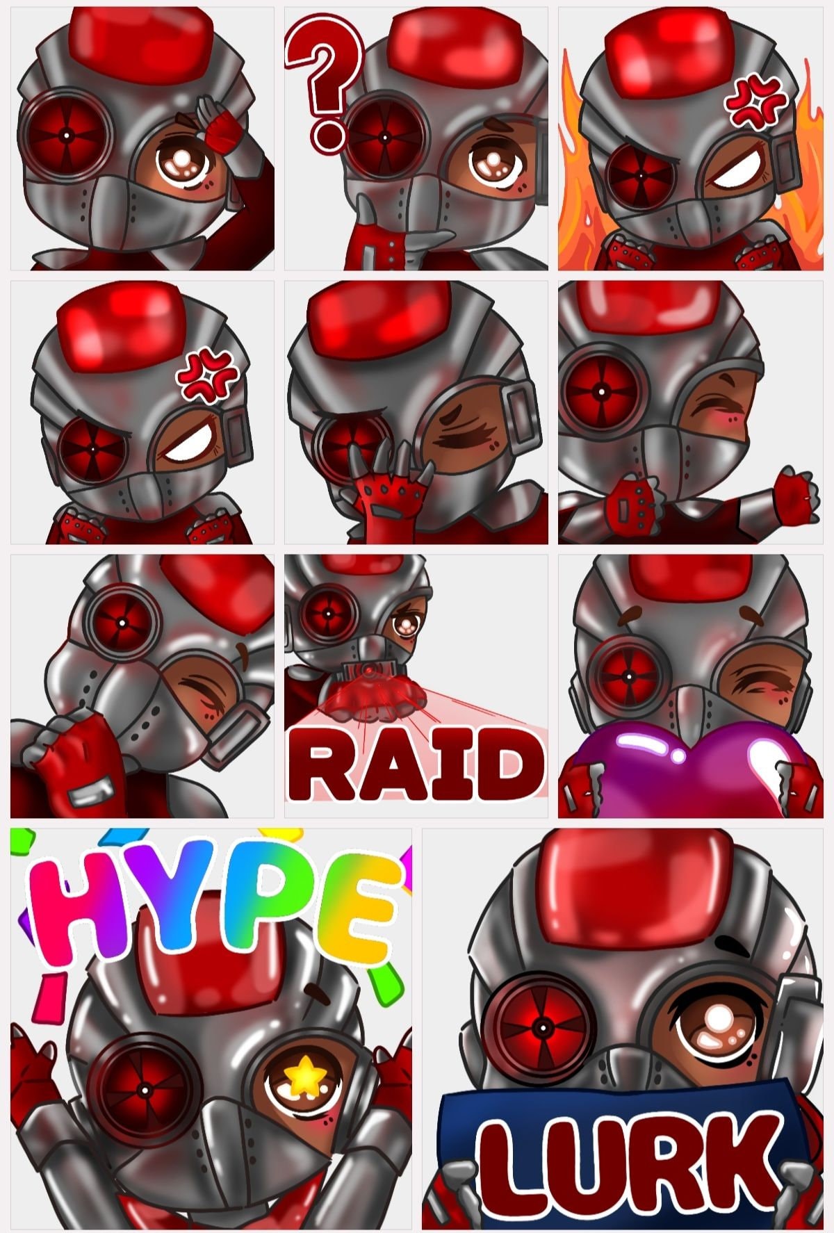 Custom Emotes for Twitch and Discord - Etsy