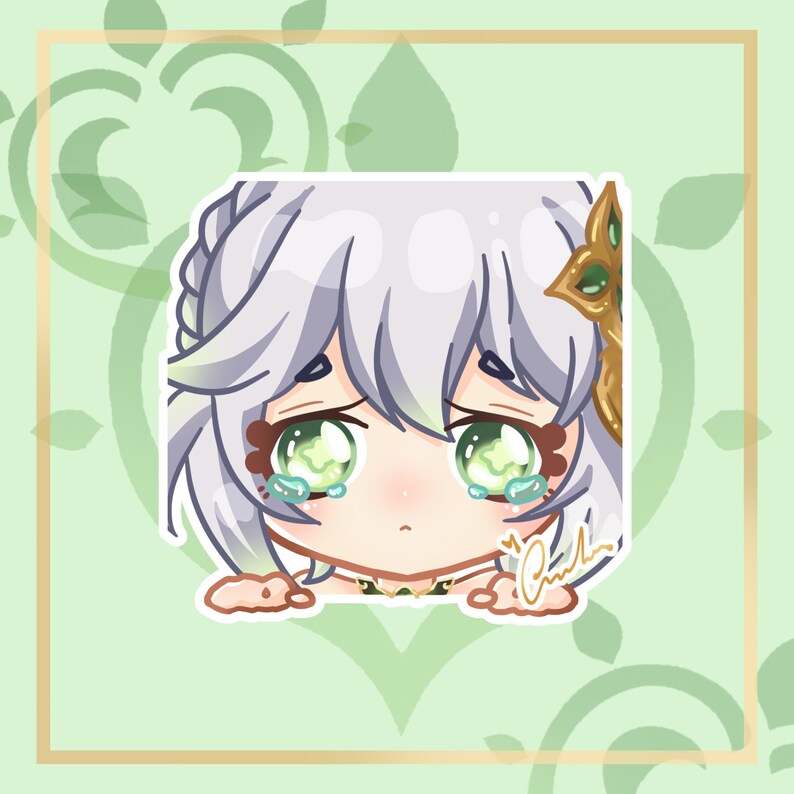 Nahida Genshin Impact Sad Emote - Etsy Finland