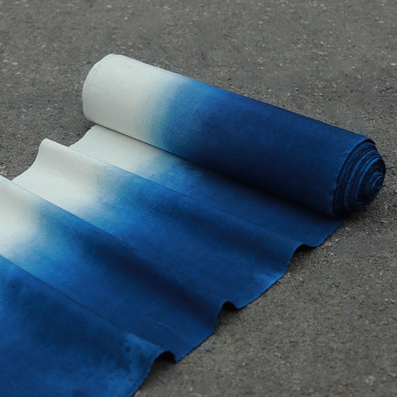 Indigo Fabric - Etsy