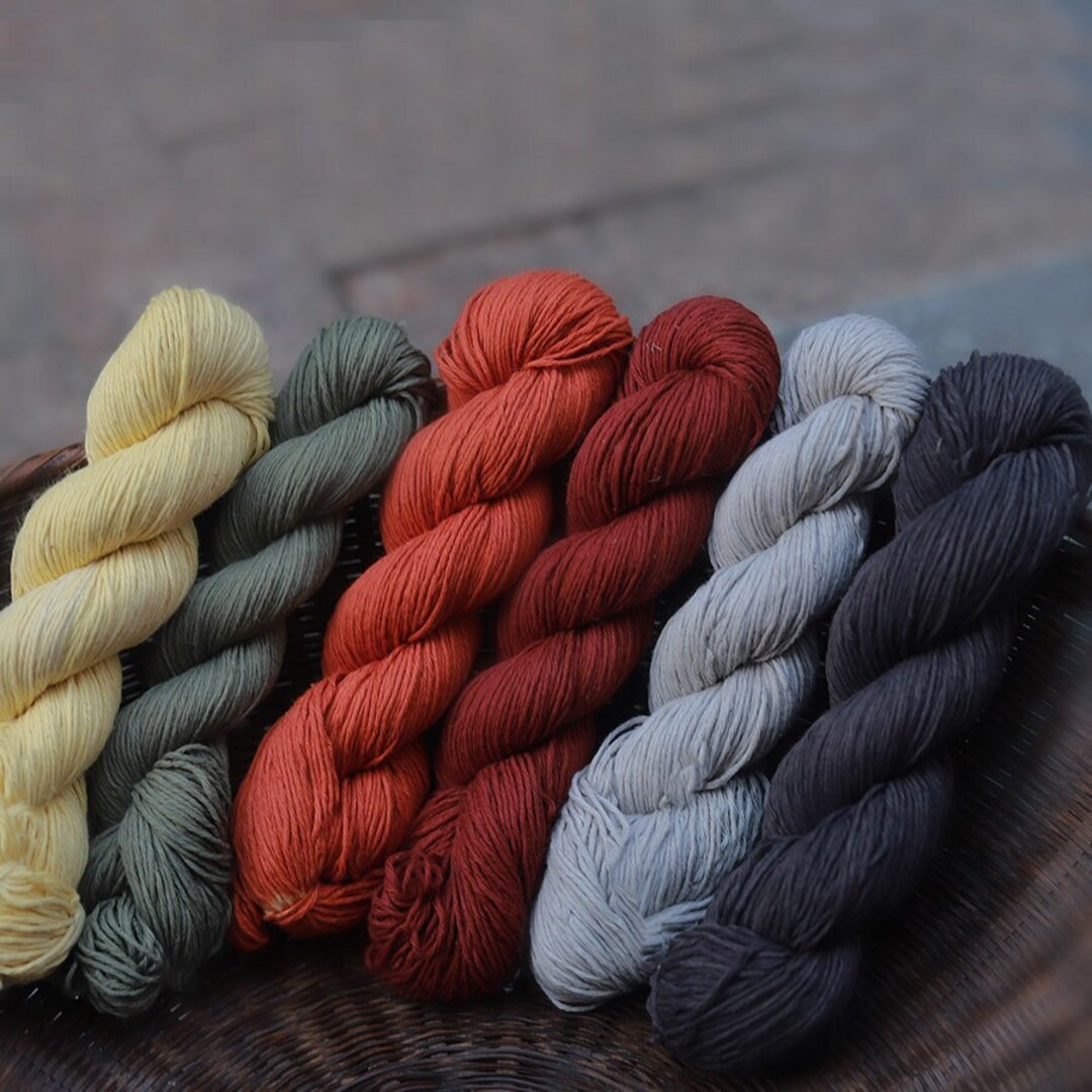 Tie Dye Thread Embroidery,natural Plant Dye Thread - Etsy