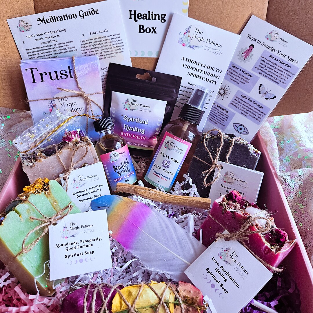 Magic Potions Healing Box: Spiritual Cleansing Ritual Kit - Etsy