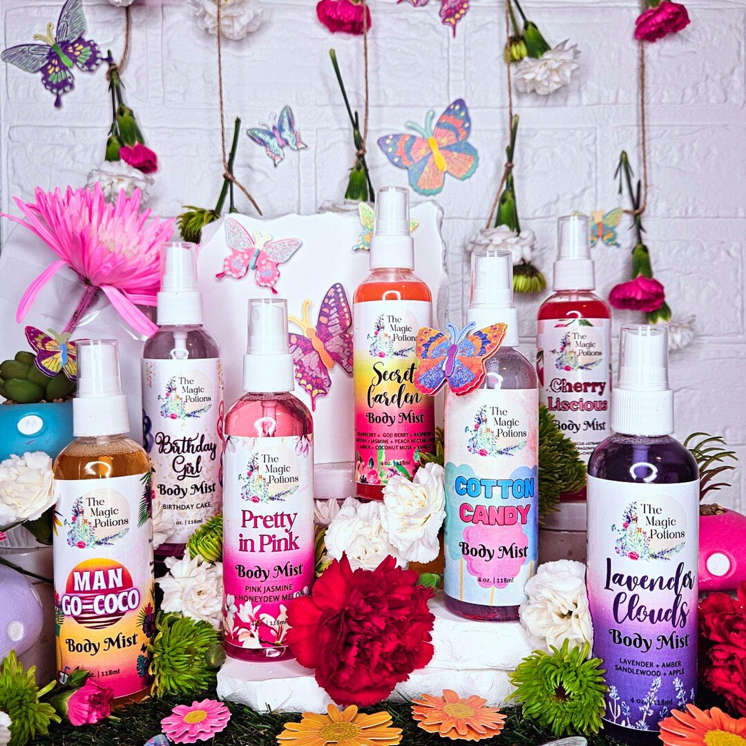 Body Mist Collection: Fragrance Spray, 4oz - Etsy