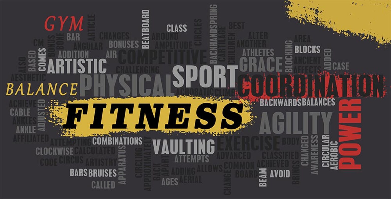 Fitness Gym Written Wallpaper, Self Adhesive Peel and Stick Wall ...