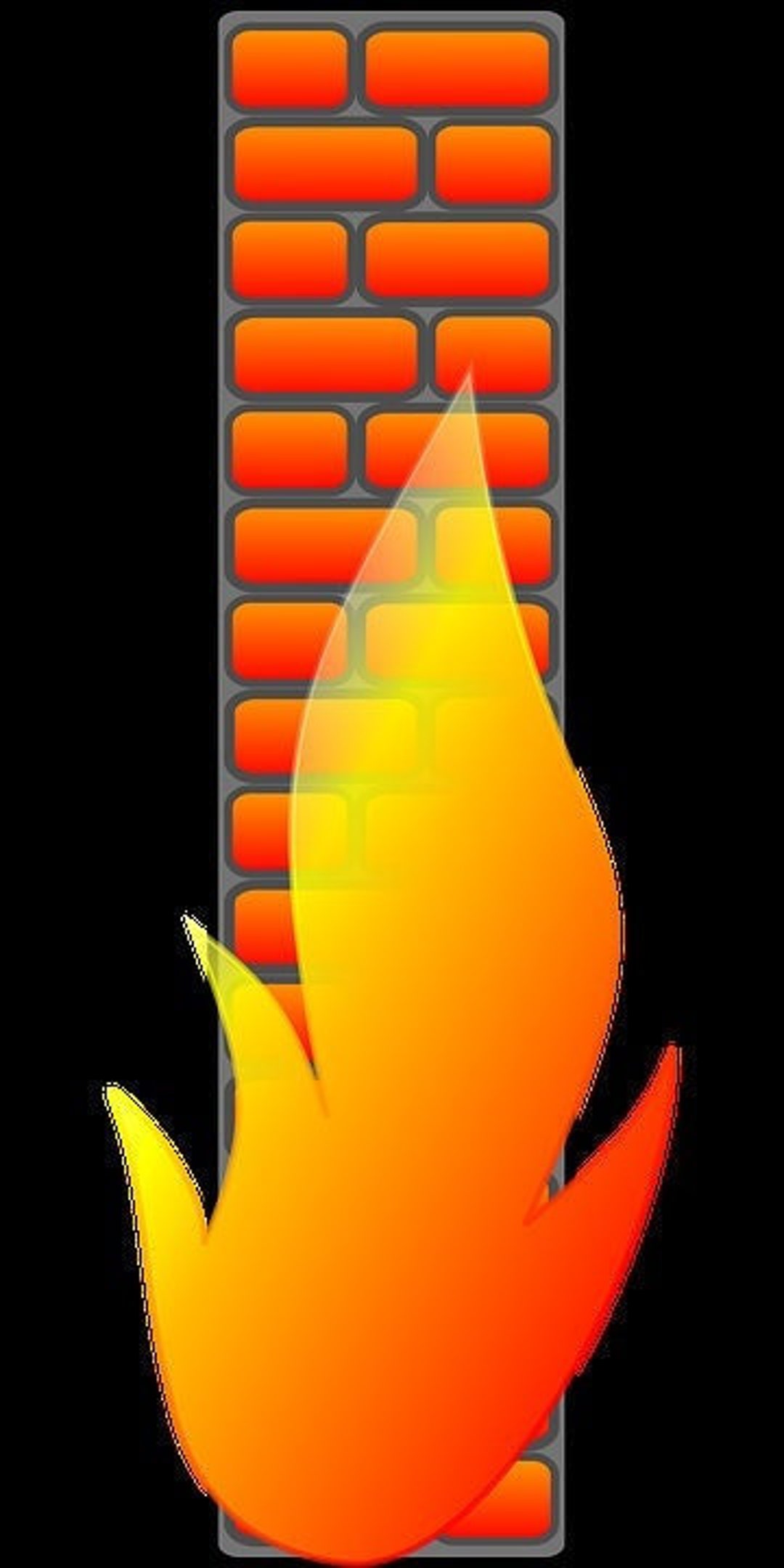 Distant Fiery Fire Wall of Protection Against Negativity, Defend Your ...